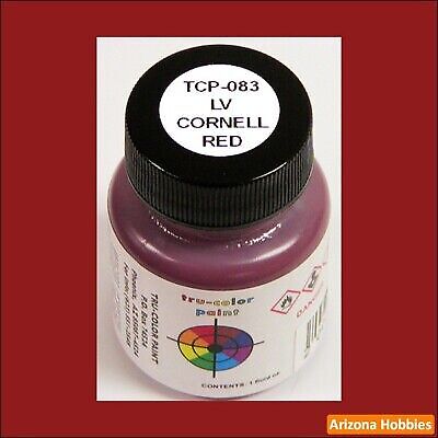 Lehigh Valley Railroad CORNELL RED 1 oz. Tru-Color Paint (Airbrush ...