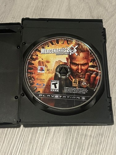 Mercenaries 2: World in Flames Sony PlayStation 3 PS3 Black Label Disc ...