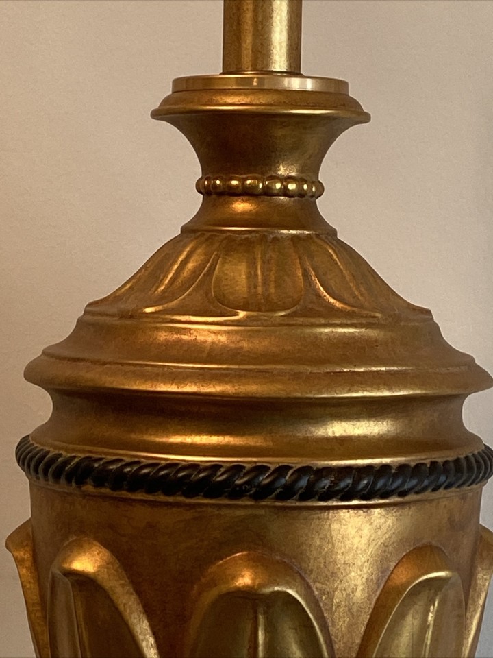 Joyce Traditional Inspired Design Solid Aged Brass Metal Table Lamp 35 ...