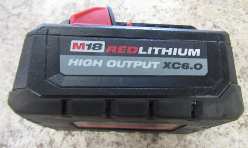 Milwaukee M18 RedLithium High Output XC6.0 Battery Pack (48-11-1865 ...