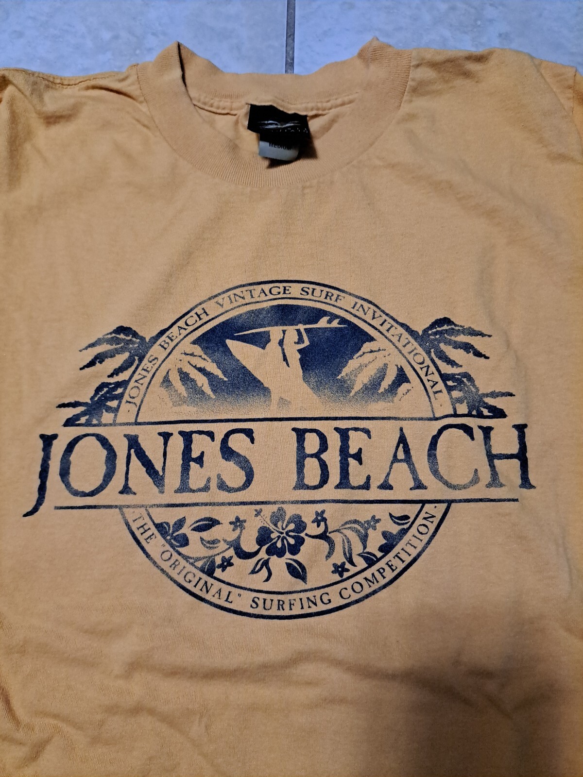 Vintage Jones Beach Shirt Surf Invitational Single Stitch Prairie ...
