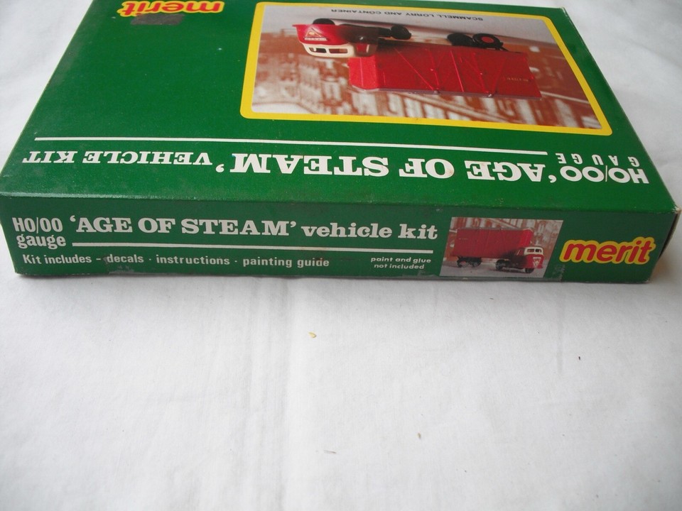 Merit 5016 Scammell Lorry and Container, Truck, Vehicle Kit, OO Gauge ...
