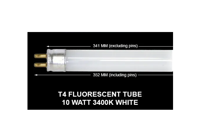 Pack of 2 T4 Fluorescent Tube Under Shelf Cabinet Lighting 6W 10W 16W ...