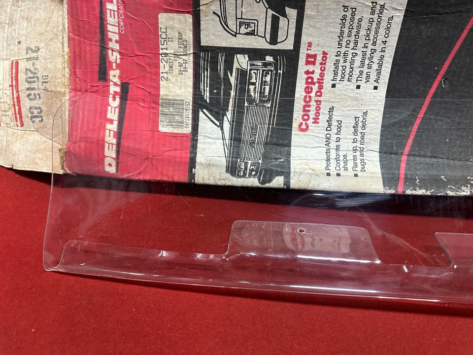 1987-1991 Ford Truck Bronco Bug Deflector Clear NOS 21-2015CC ...