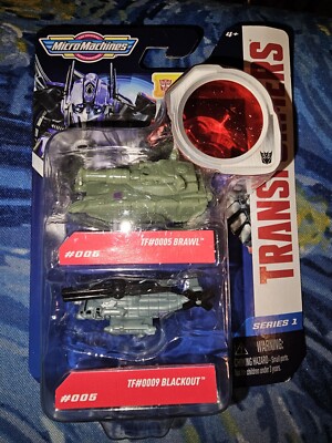🔥Micro Machines Transformers Series 1 - Brawl & Blackout - 2-Pack - New ...