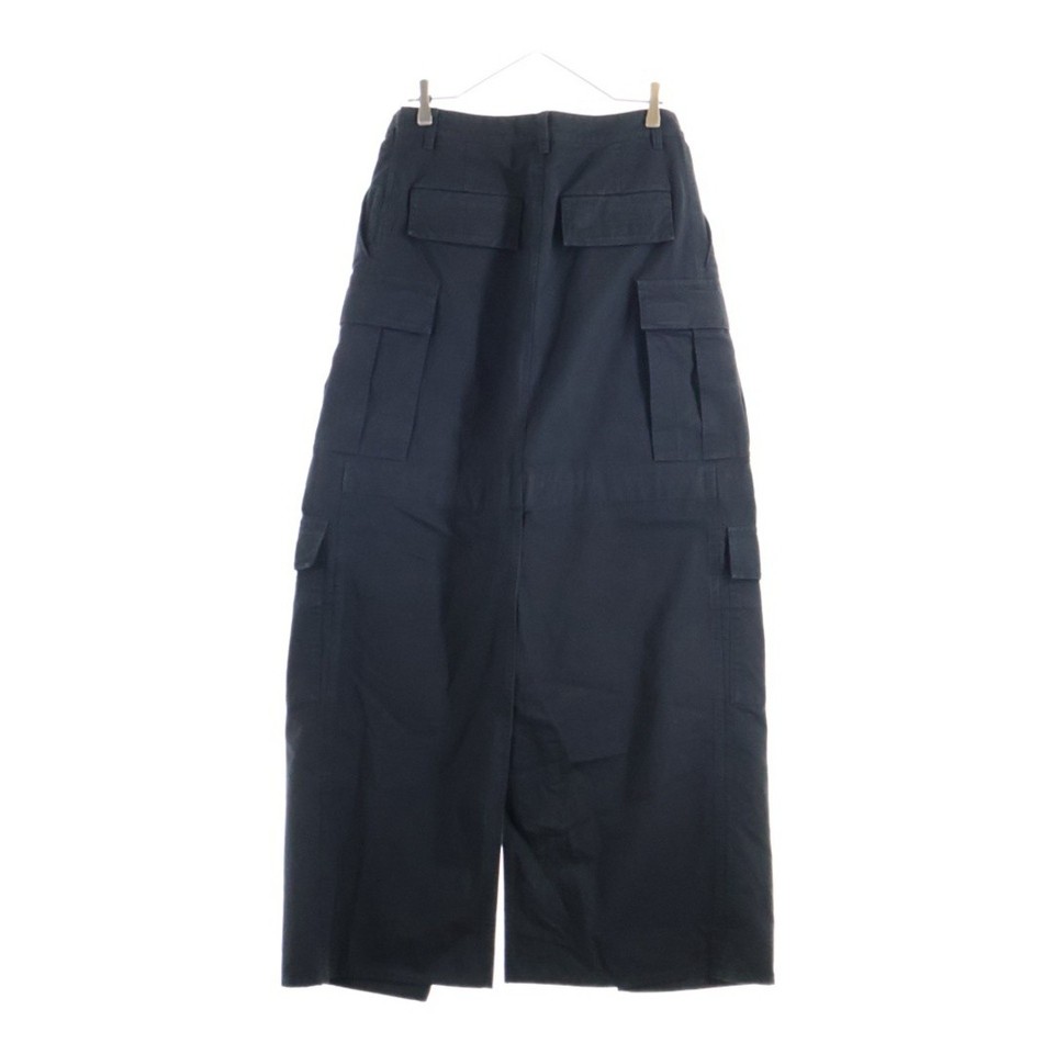 BALENCIAGA TKP27 Apron Cargo Pants Skirt Black 748599 Used ...