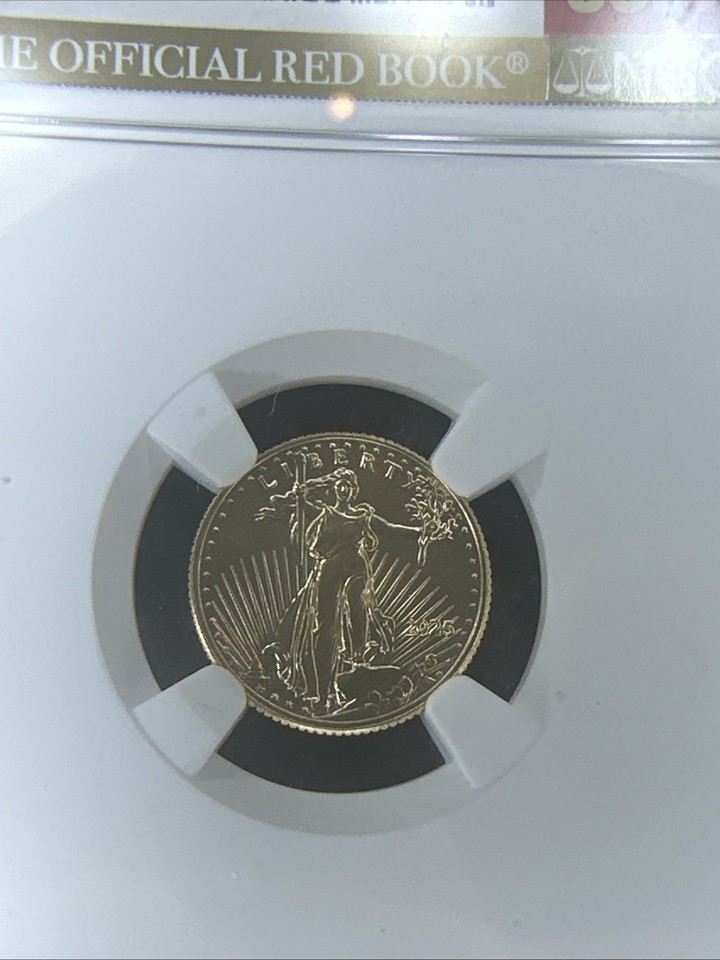 2025 G$5 1/10 oz Gold American Eagle - US Red Book Label - NGC MS 70 | eBay