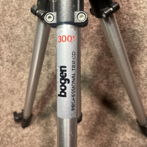 Manfrotto Bogen Professional Video Tripod 3001 Legs with 3126 head Made ...