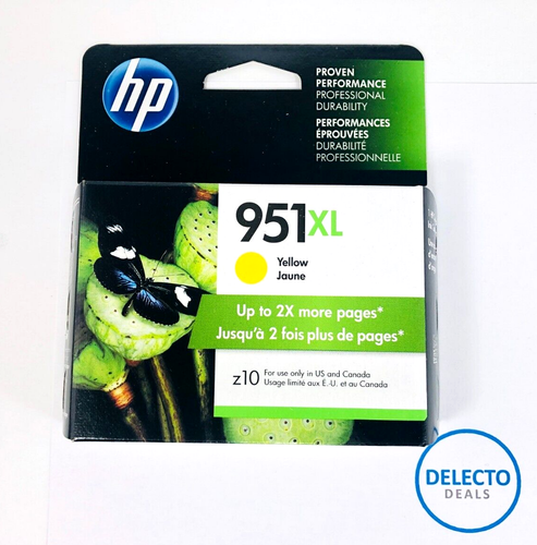 GENUINE HP 951XL Yellow High-yield Ink Cartridge (CN048AN140) SEALED ...