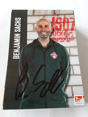 Signierte AK Benjamin Sachs Würzburger Kickers NEU Nachdruck selten ...