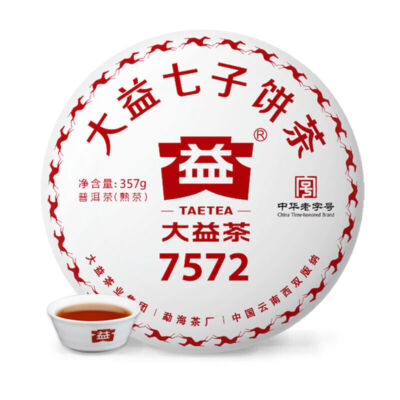 2018 Dayi Taetea 7572 Yunnan Menghai Pu'er Pu-erh Tea Shu Cake 357g ...