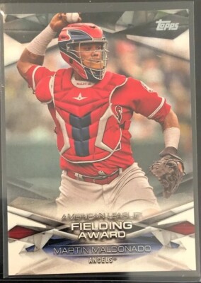 2018 Topps Baseball Martin Maldonado MLB Fielding Award SP #d 250/299 ...