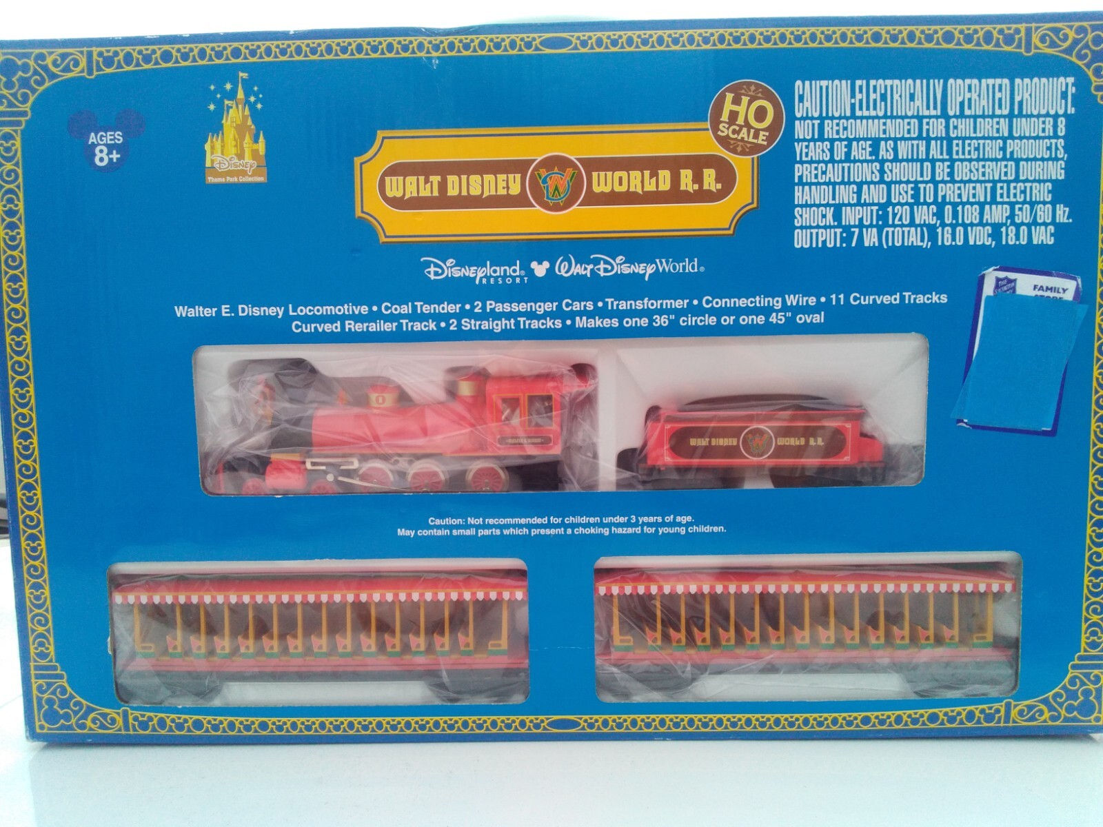 Walt Disney World Land HO Train Track Set Railroad Electric Mickey ...