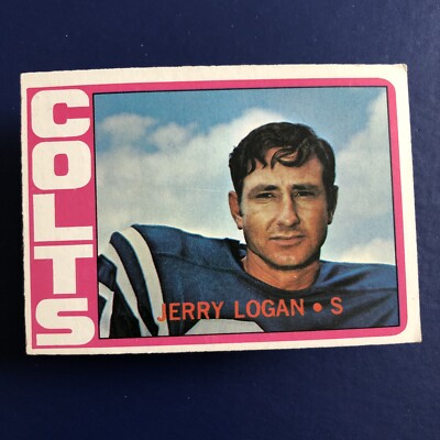 1972 TOPPS JERRY LOGAN #11 BALTIMORE COLTS FOOTBALL CARD | eBay