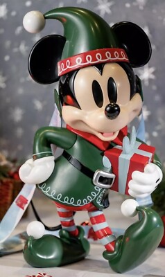 ️ 2024 Disney Parks Mickey Elf Popcorn Bucket Very Merry Christmas ...