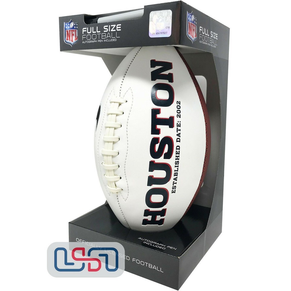 Houston Texans NFL Signature Series Official Licensed Football - Full ...