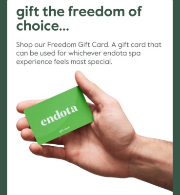 $500 Endota Spa Gift Card Voucher - Digital Delivery - 3 Year from ...