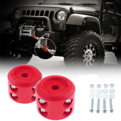 Winch Cable Hook Stopper 2 Pack Rubber Shock Absorbent Winch Stopper ...