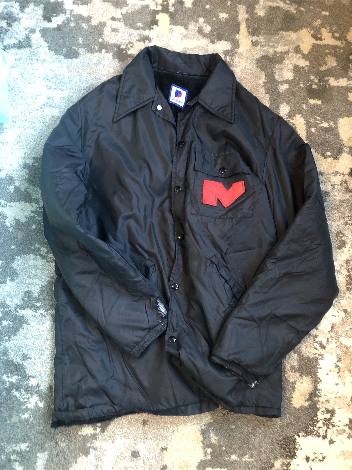 Rare Vintage Merit Gas STATION ATTENDANT JACKET Sz La… - Gem