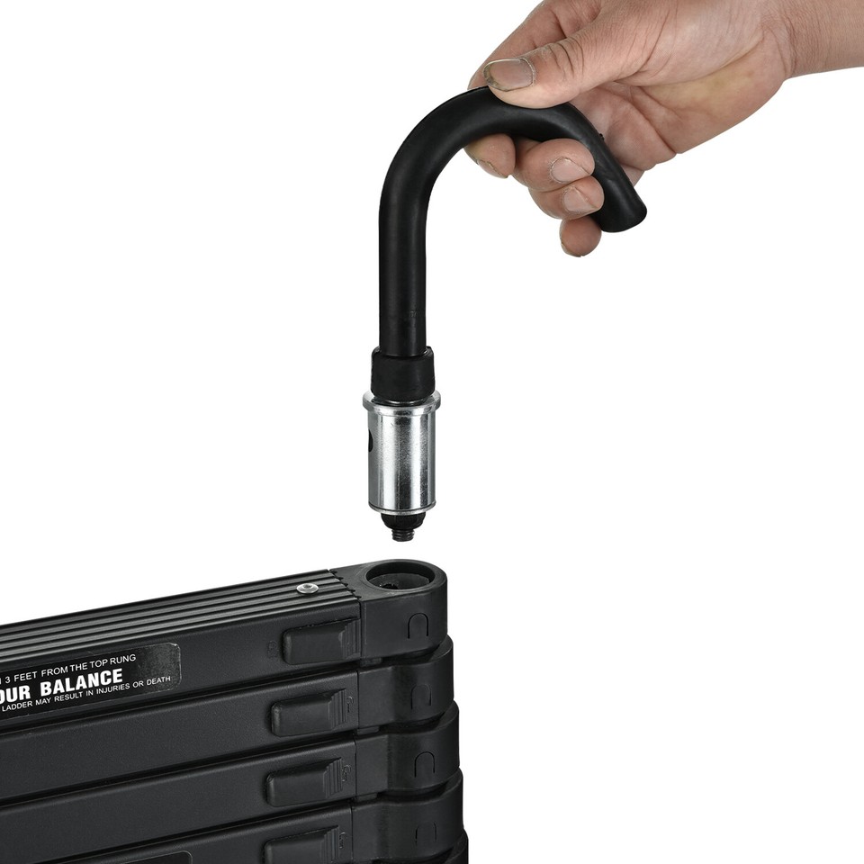 16.4ft Telescoping Ladder Tall 5.0m Ladder Folding Retractable Ladder ...