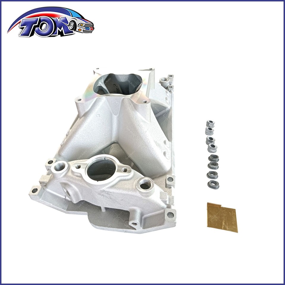 SBC CHEVY High Rise Aluminum Vortec Single Plane Intake Manifold 350 | eBay