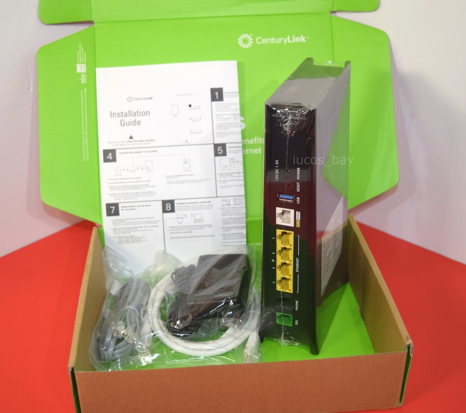 CenturyLink ZyXEL C1100Z 802.11n Wireless Modem Router ADSL2+ VDSL ...