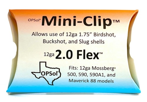 OPSol Mini-Clip™ 2.0 Flex™ for 12ga Mossberg 500 500A 590 590A1 ...