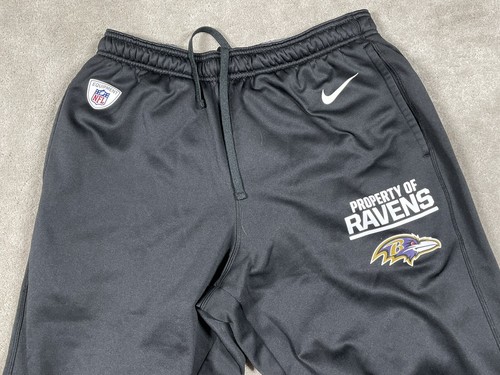 Baltimore Ravens Pants Men's XL Black Nike NFL Training On Field Therma ...