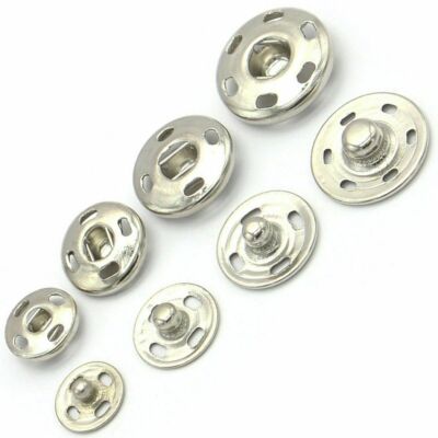 20 Snap Fastenings Small Large Press Studs Duvet Poppers Sew Clothing ...