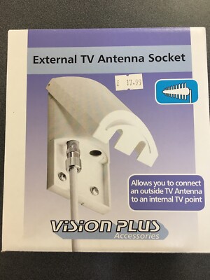 Vision Plus External Tv Antenna Socket Caravan / Motorhome / Marine ...