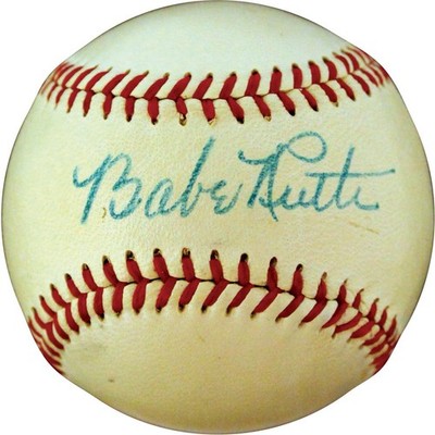 REPLICA AUTOGRAPHED BABE RUTH BASEBALL | eBay