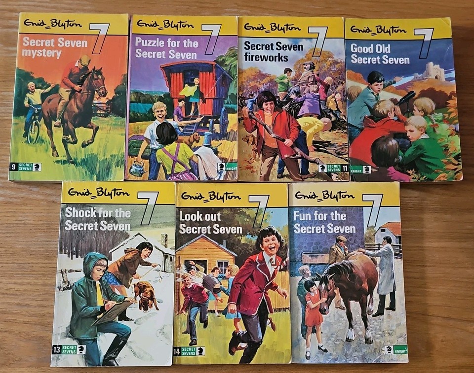 Secret Seven Complete Set 1-15 - Enid Blyton - Knight Books - 1978 ...