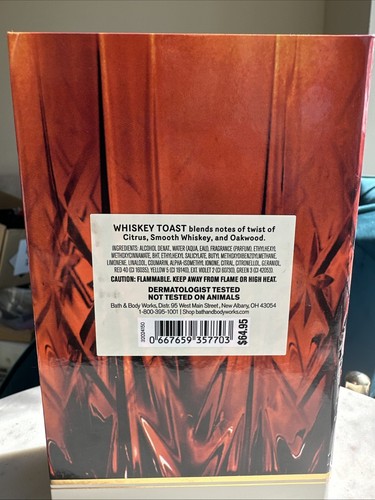 ONE Bath & Body Works WHISKEY toast Cologne Men’s Collection Spray 3.4 ...