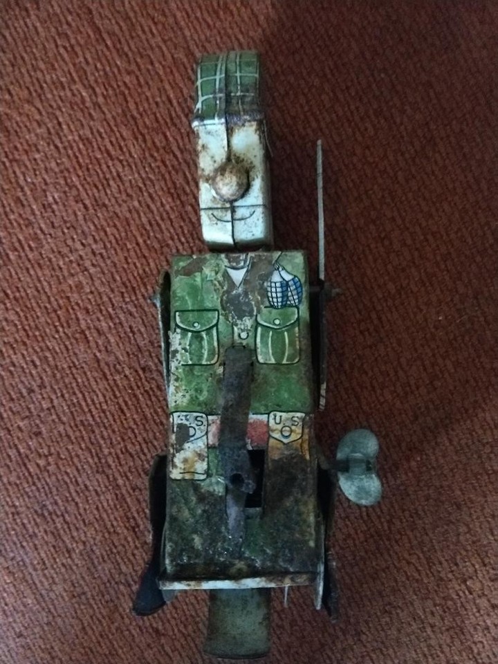 Wind-Up Soldier Made In Japan By Yone Works Has Rifle Missing Arm Yone ...