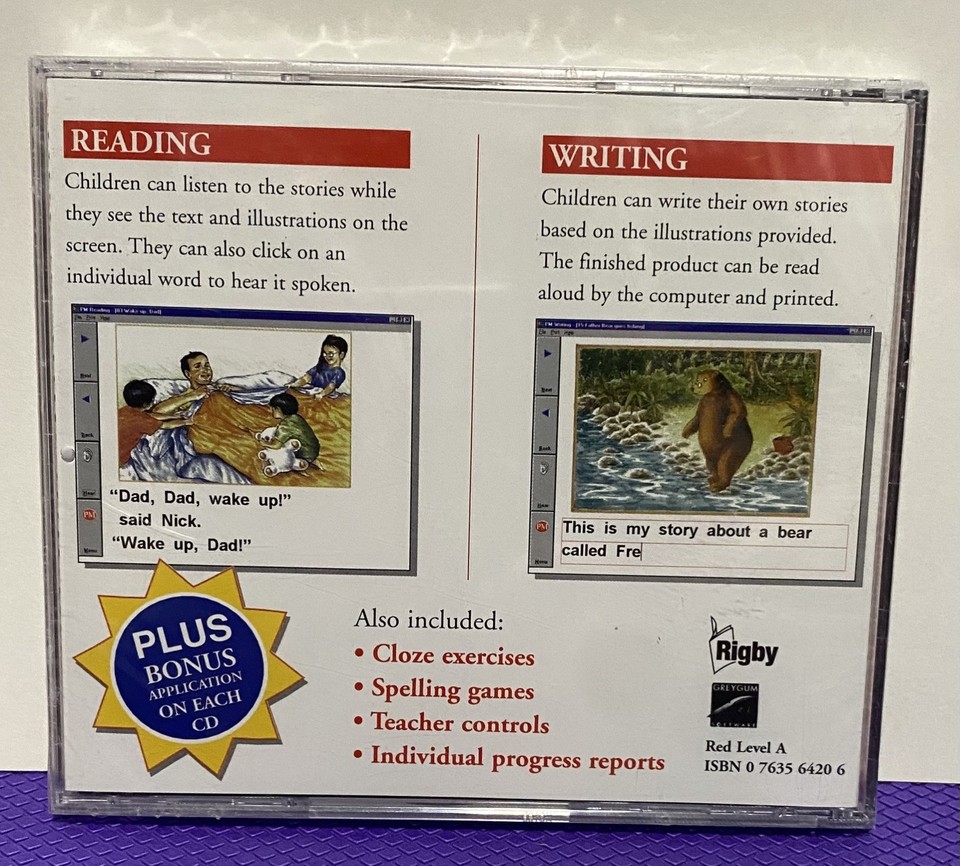 The PM Story Books Software Red Level A and Red Level B (2 CDs ...