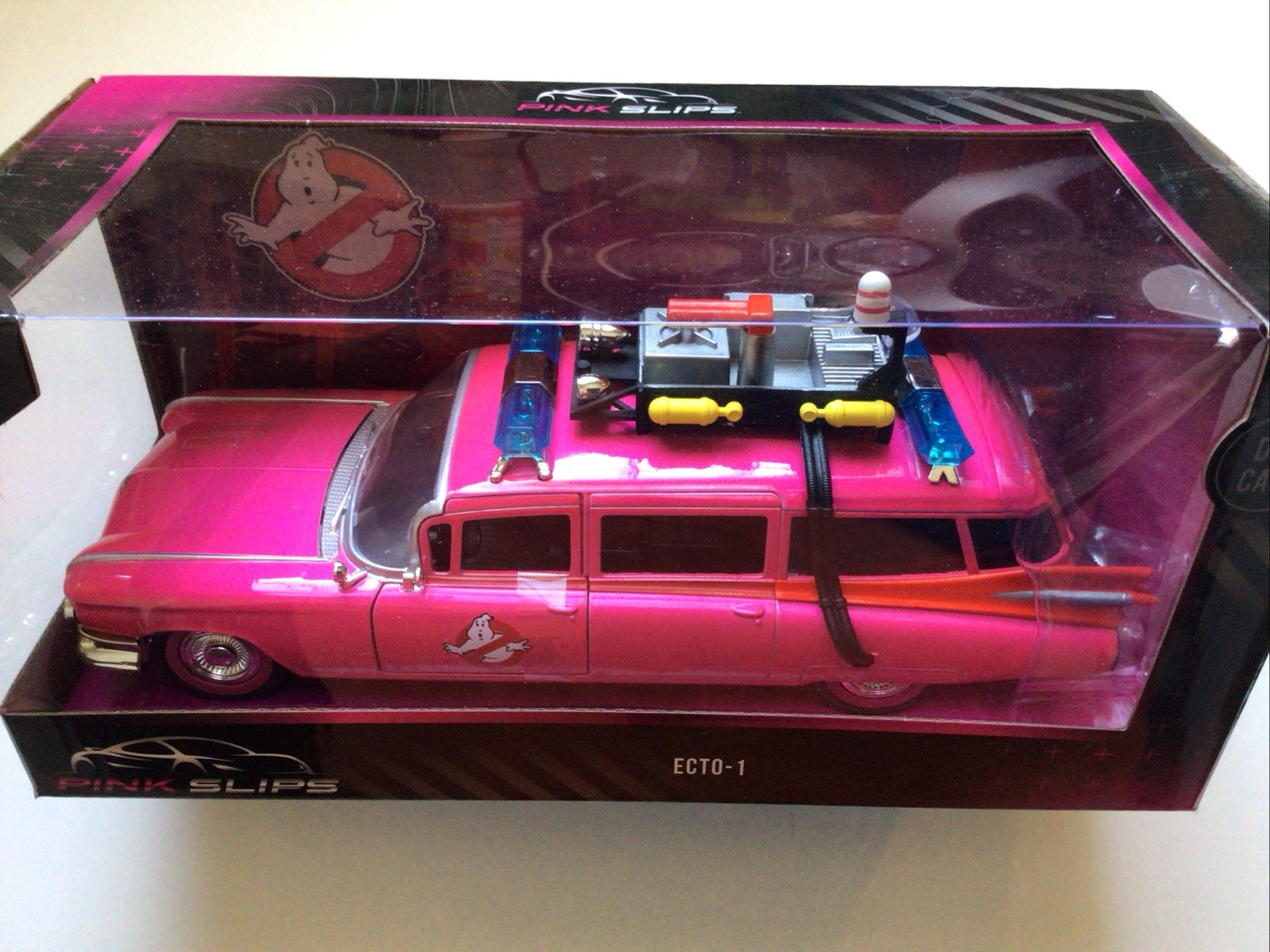 2025 JADA Pink Slips Ecto-1 Chase~1/24~metallic pearl Pink~SHIPS FREE ...
