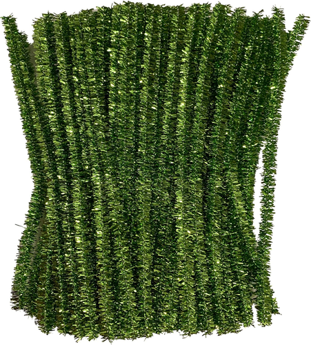 Iridescent Sparkly Tinsel Stems Pipe Cleaners Chenille Stems 6 Inches ...