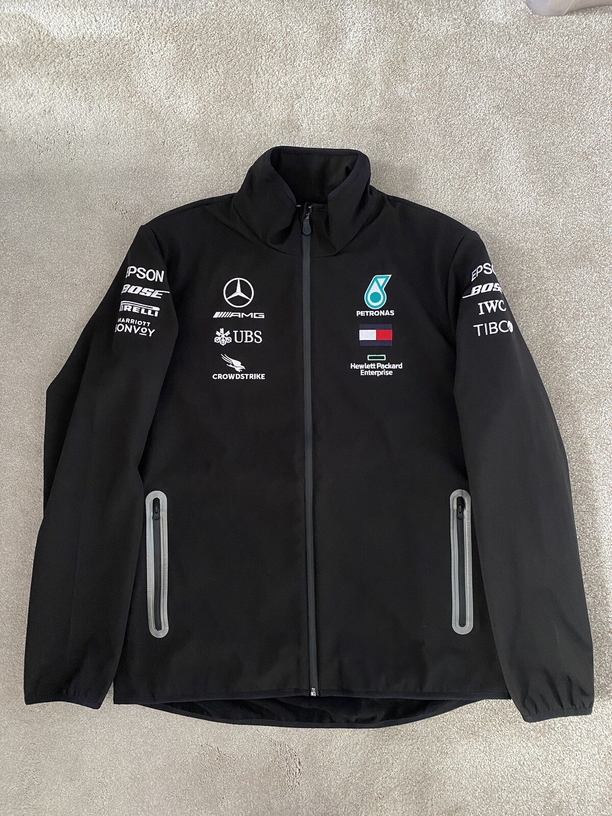 Mercedes Petronas F1 Softshell Race Jacket Formula … - Gem
