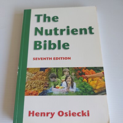 The Nutrient Bible by Henry Osiecki (English) Paperback Book 7th ...