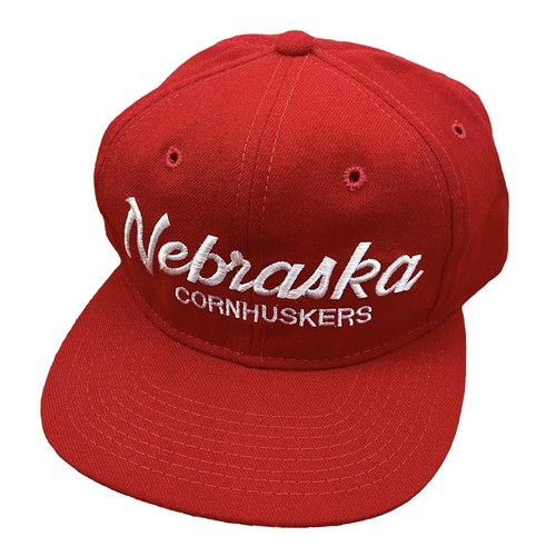 Vintage Nebraska Cornhuskers Sports Specialties Script SnapBack Hat ...