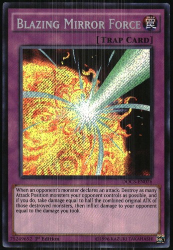 Yu-Gi-Oh! - Dimension of Chaos Blazing Mirror Force 2015 DOCS-EN076 1st ...