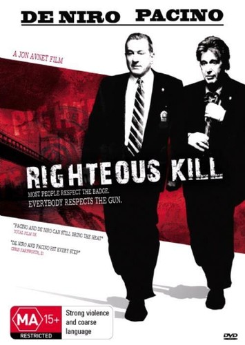Righteous Kill (DVD, 2008) Robert De Niro, Al Pacino, Carla Gugino, 50 Cent 9315842037178 | eBay