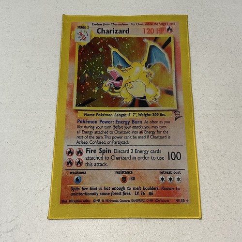 Pokémon TCG Charizard Card Game Room Rug Carpet Floor Mat Anti-Slip ...