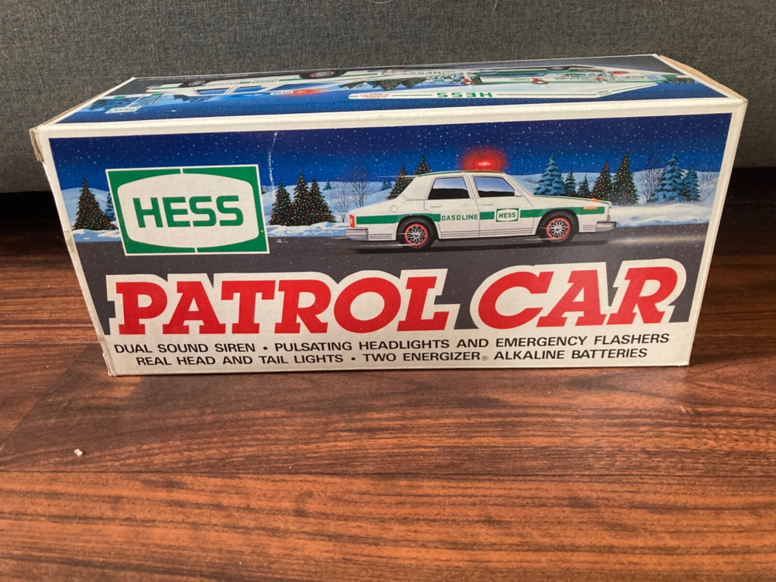1993 Hess Truck Patrol Police Car NEW Mint In Box Unopened Collectors ...