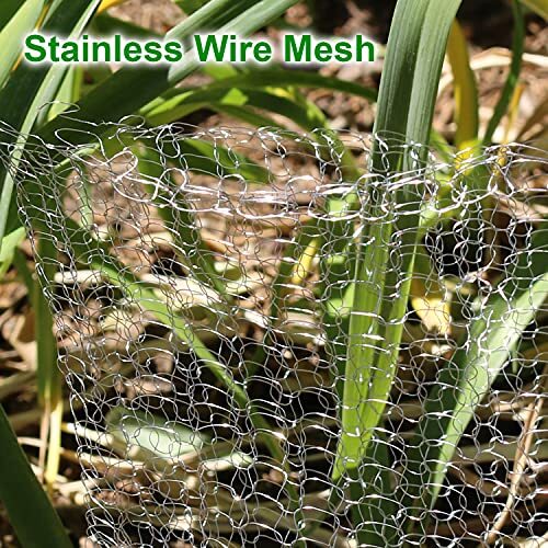 2 Pack 15 Gallon Root Guard Gopher Proof Wire Mesh Basket for ...