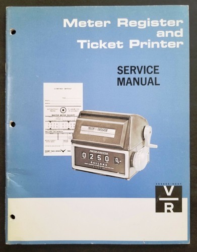 Veeder Root Meter Register and Ticket Printer For Gas Indusrty Service ...