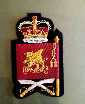 Welsh Guards Company Sergeant Major (CSM) rank badge | eBay UK