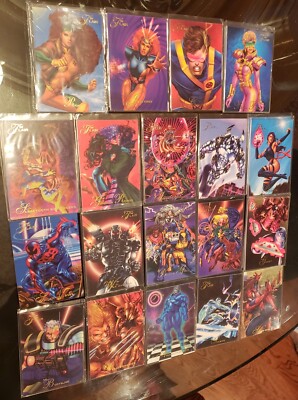 1994-95 Marvel Flair/Flair Annual singles & 2 Powerblast cards | eBay