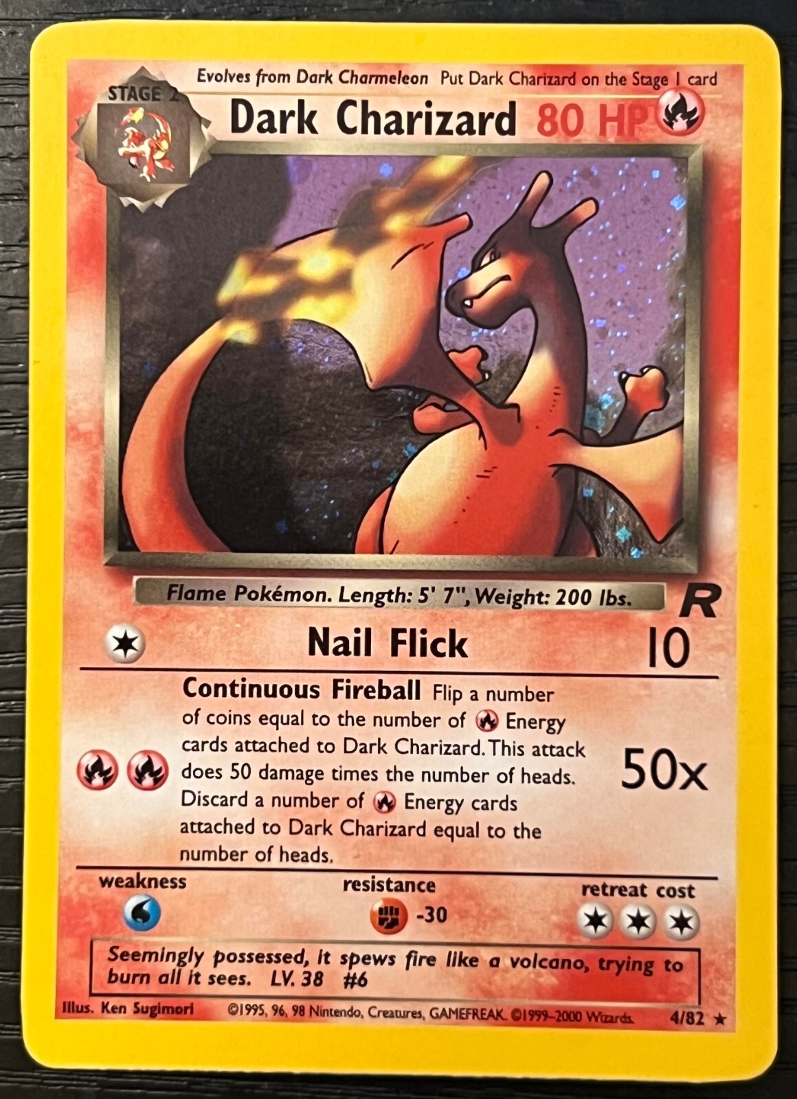 Pokemon Cards Dark Charizard