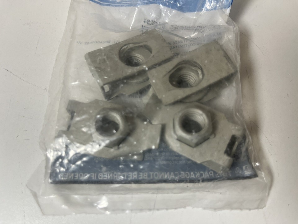 4pcs Genuine OEM Ford W720664-S439 Spring Nut 20-22 Super Duty 7.3L ...